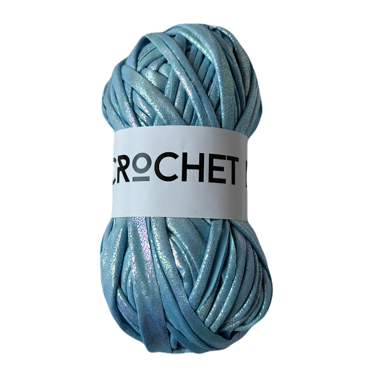 Metallic T-Shirt Yarn - Sky Blue – Crochet Now India