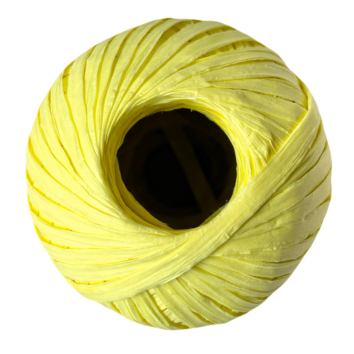 Raffia Yarn - Light Yellow – Crochet Now India
